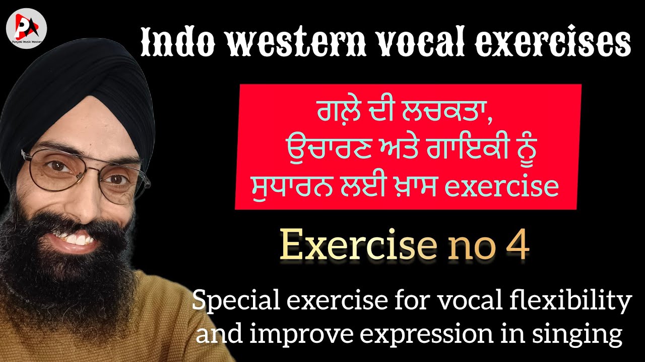 Special exercise for vocal flexibility and expressions/ Exercise 4 ...