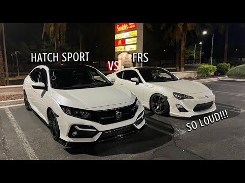 Honda Civic Hatchback Sport vs. Scion FRS | POV Driving | - YouTube
