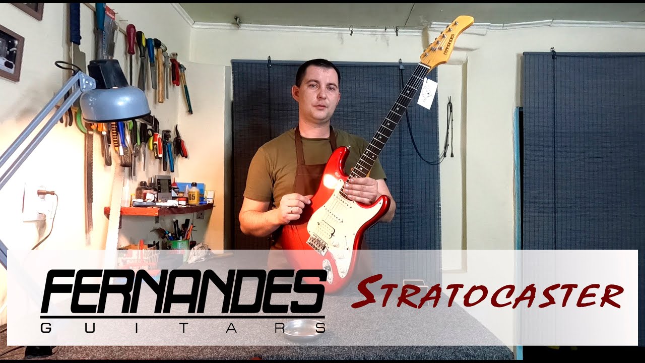 Fernandes Stratocaster, обзор электрогитары - YouTube