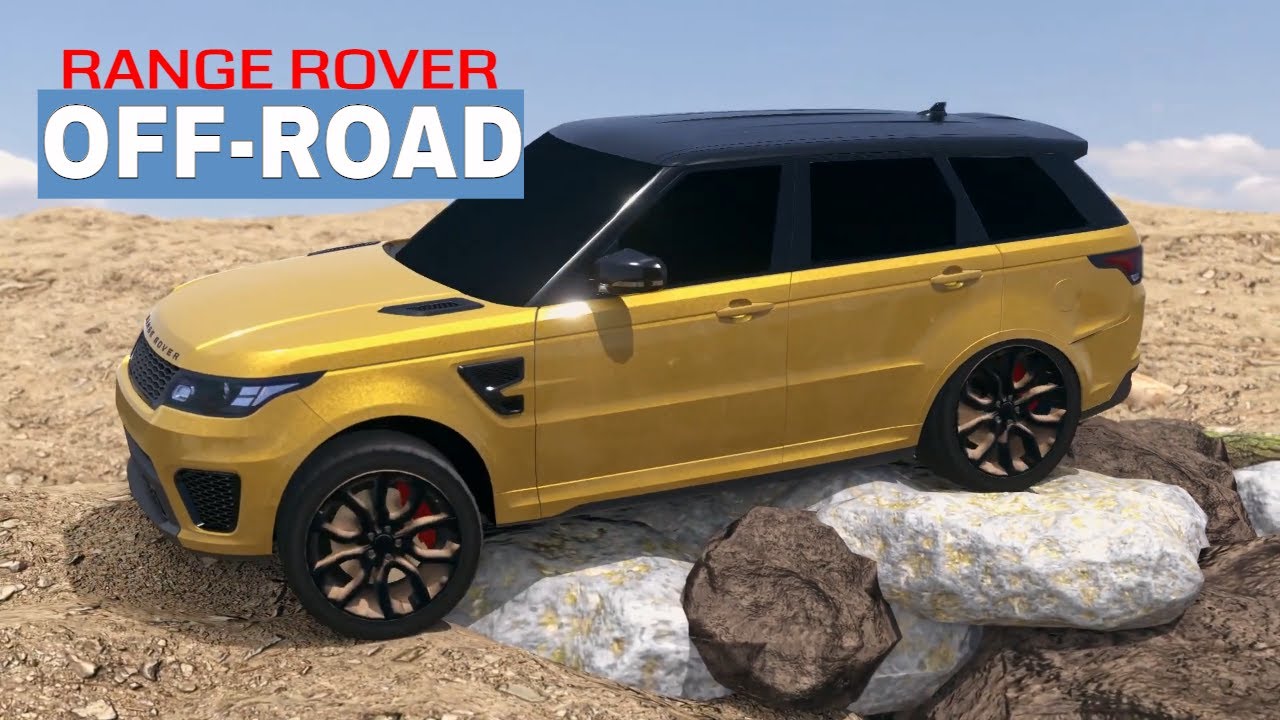 Blender Car Off road Animation | Range Rover SUV off roading an ...