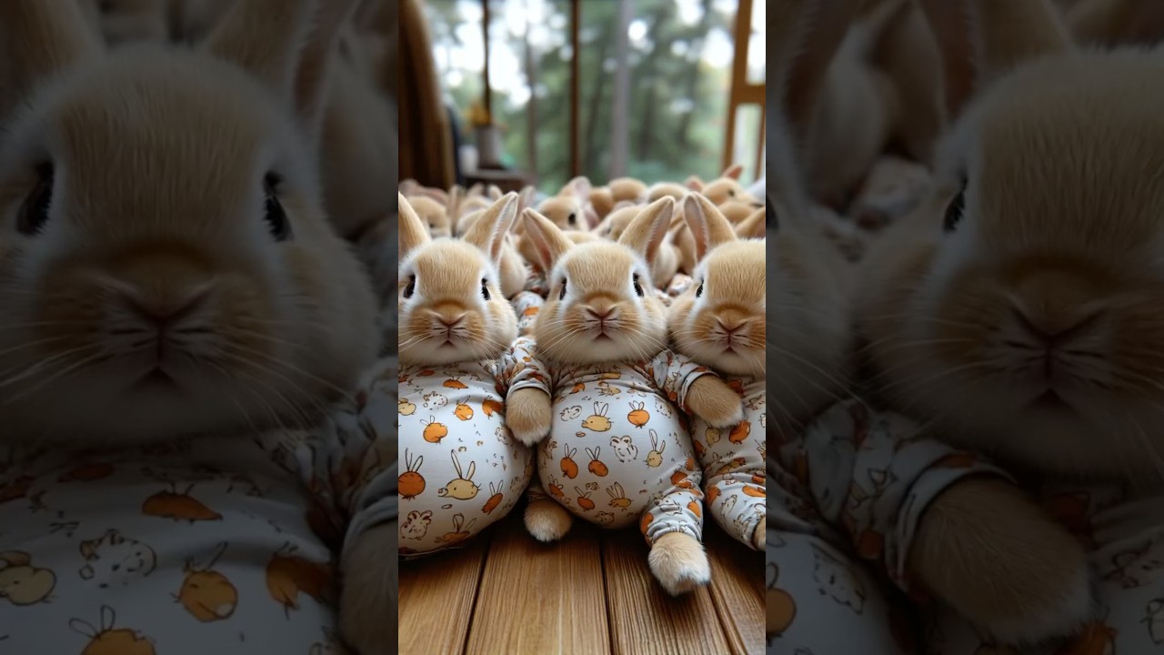 A bunch of adorable rabbits🐰 #bunny #bunnies #rabbits #cuterabbit # ...