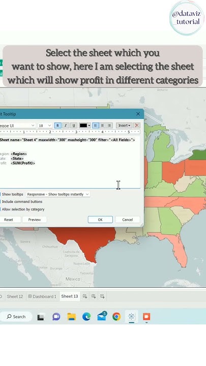 How To Add A Visual In Tooltip In Tableau Subscribe Dataviztutorial For More Tableaudesktop