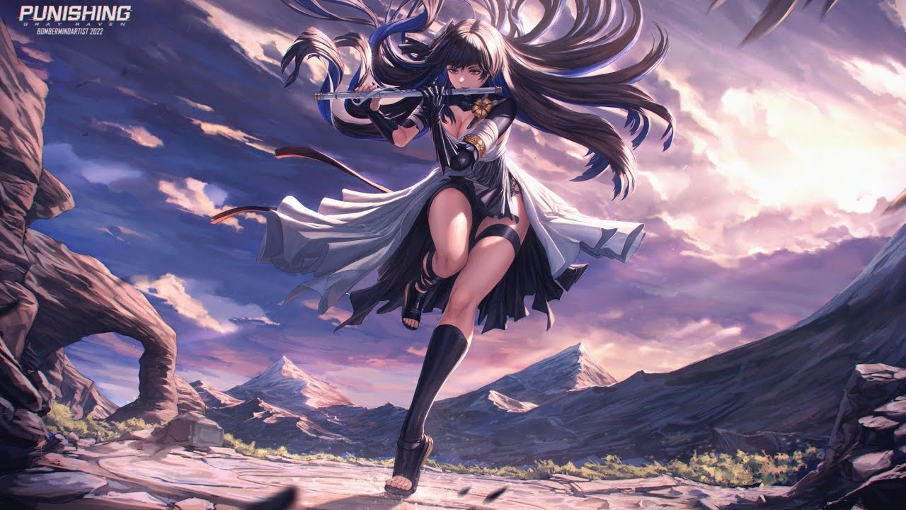 PUNISHING GRAY: RAVEN[JP] °Selena Capriccio° Boss stage 'Shark Speare ...