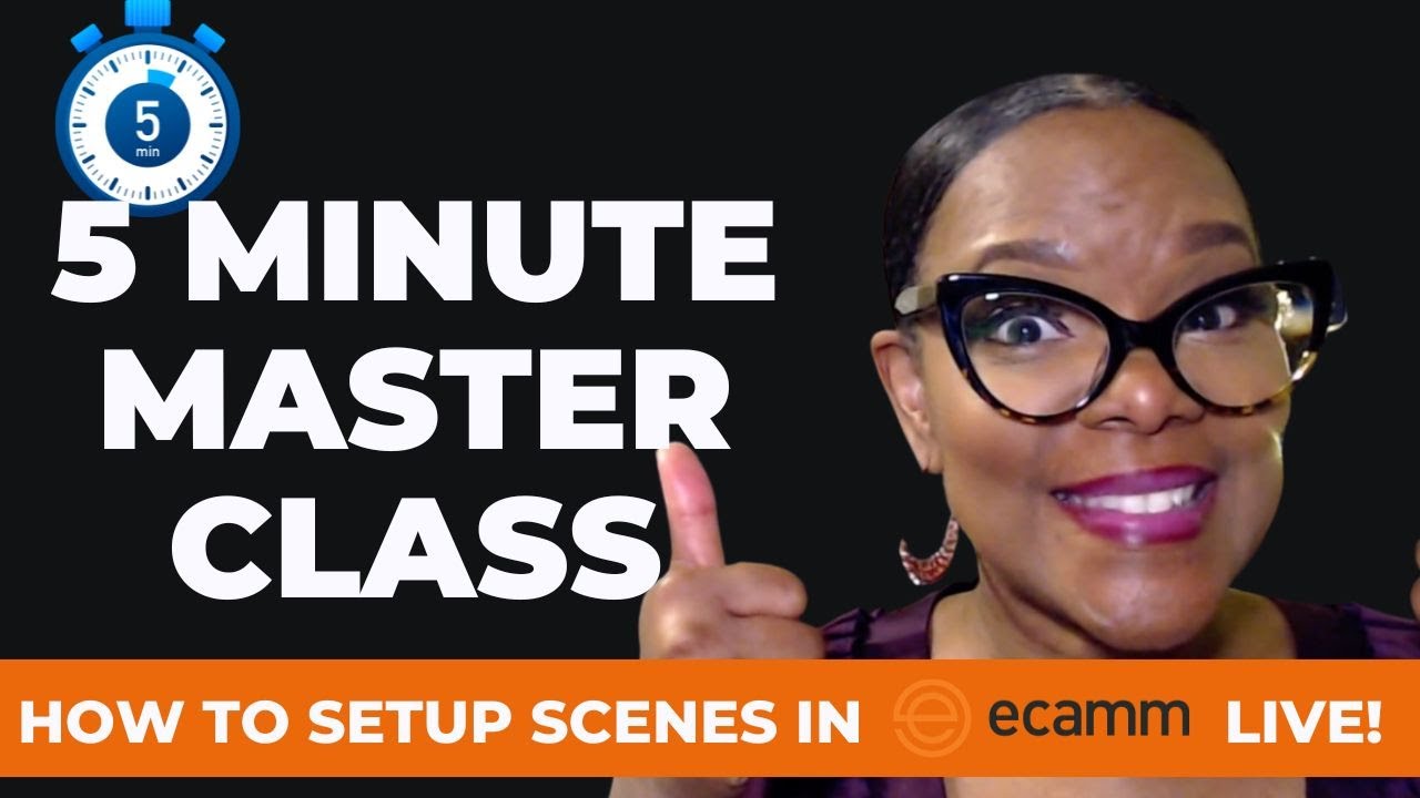 How to Setup Scenes in Ecamm Live | 5 Minute Masterclass - YouTube