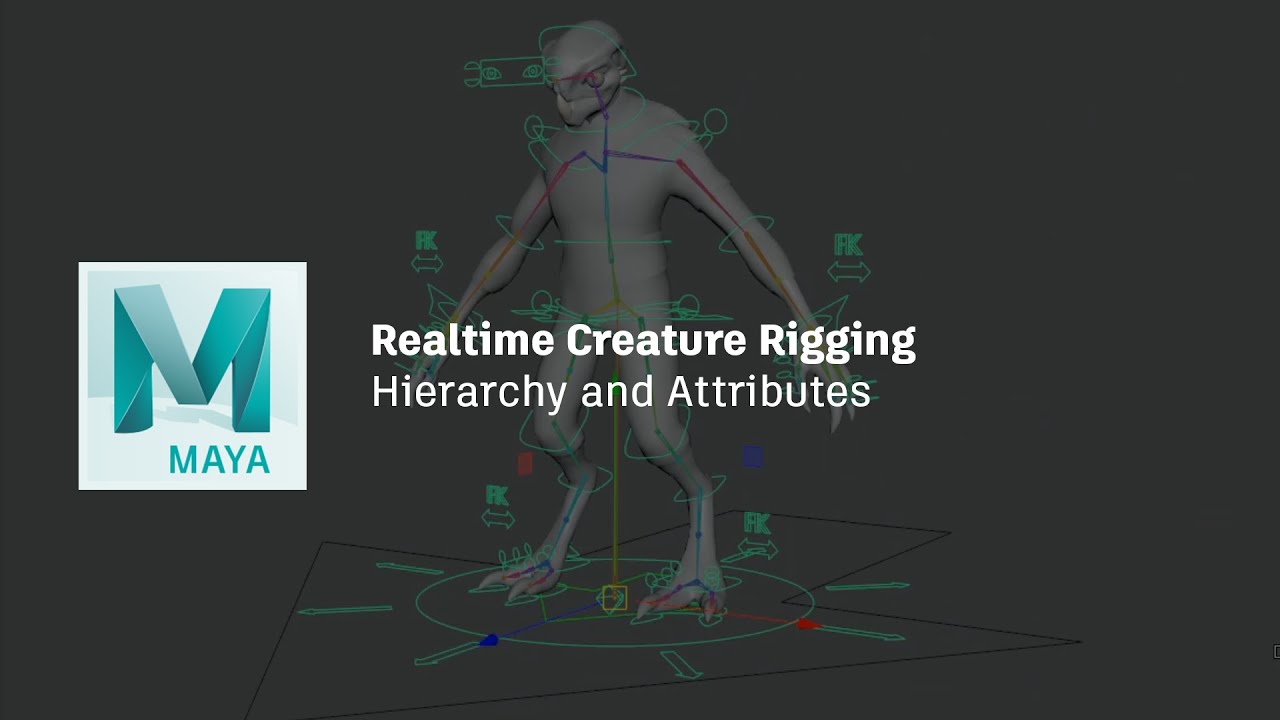 Realtime Creature Rigging Workshop (8 / 19) : Hierarchy and attributes ...