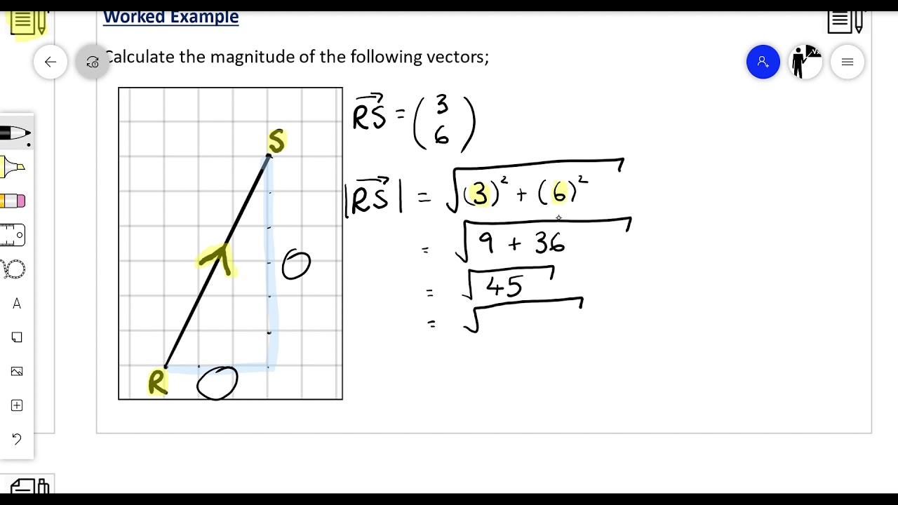 Magnitude of a 2D Vector - YouTube