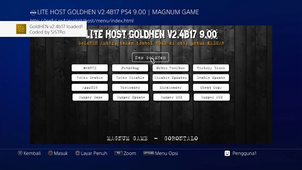 PS4 GoldHen v2.4b17 by SiSTRo - YouTube