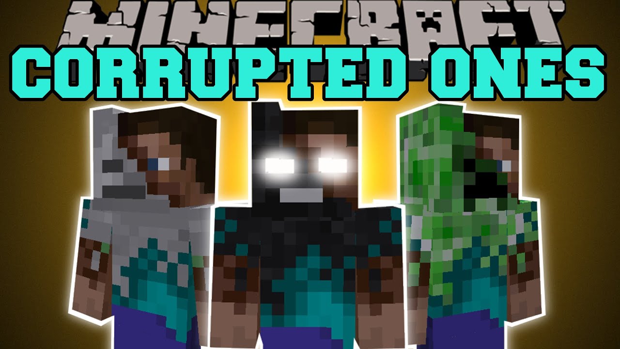 Minecraft: CORRUPTED ONES MOD (CRAZY STEVE ABOMINATIONS!) Mod Showcase ...