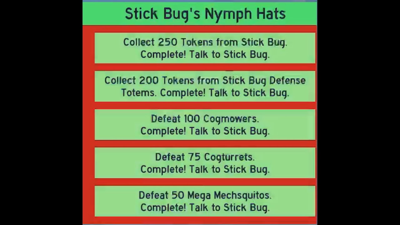 Finally completing stick bugs quest - YouTube