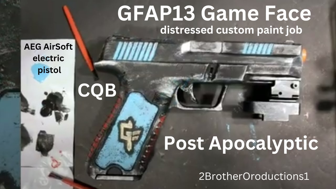 GFAP13 Game Face AEG AirSoft electric pistol post apocalyptic CQB ...