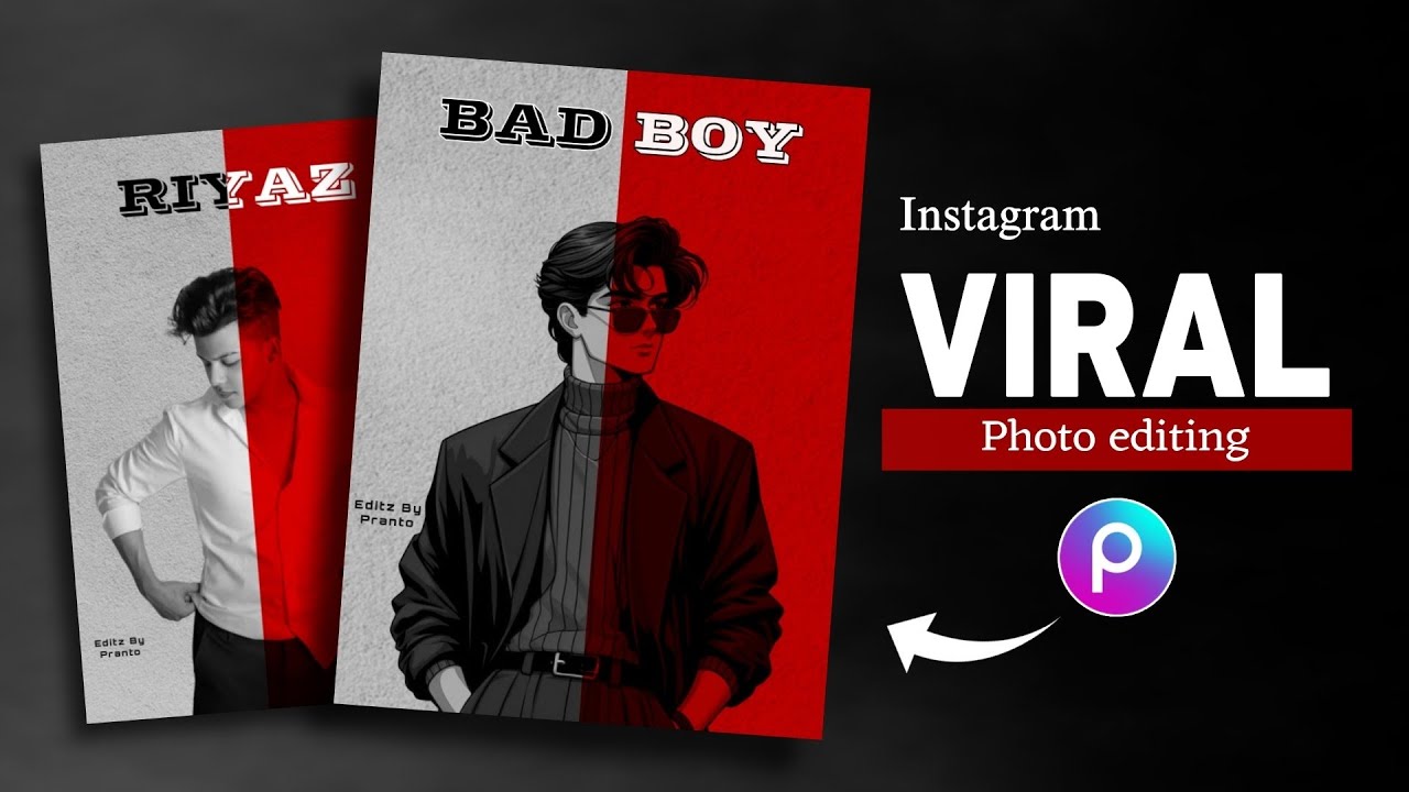 Creative photo editing tutorial || viral photo edit || Instagram viral ...