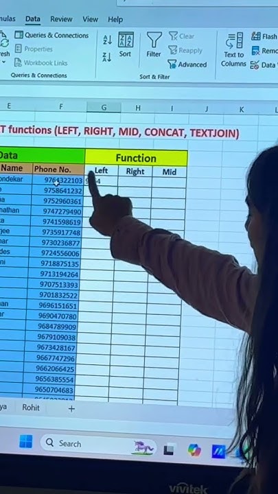 Left, Right, and Mid function in Excel ?? - YouTube