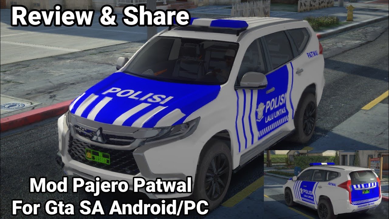 Mod Pajero Sport Patwal Polisi For Gta SA Android/PC [REVIEW&SHARE ...