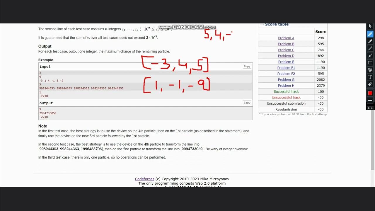 C Particles Codeforces Round 884 Div 1 Div 2 Full Solution Youtube