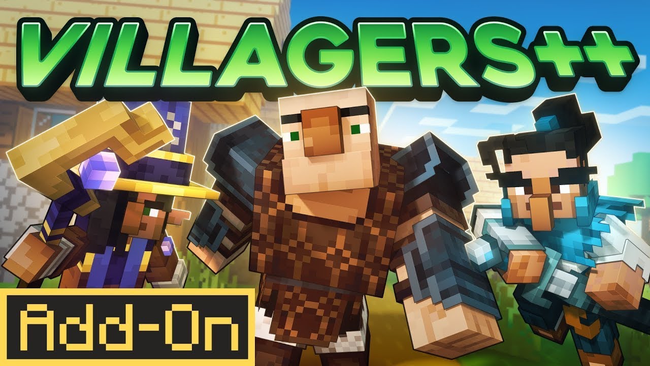 VILLAGERS++ Add-On | Minecraft Marketplace Addon | Showcase - YouTube