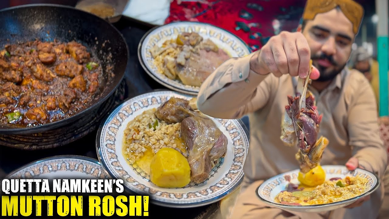 Mutton Rosh & Karahi of Quetta Star Hotel - YouTube