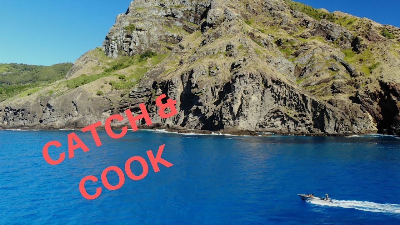 Wakeboarding Pitcairn Island | Catch and cook bluefin trevally ...