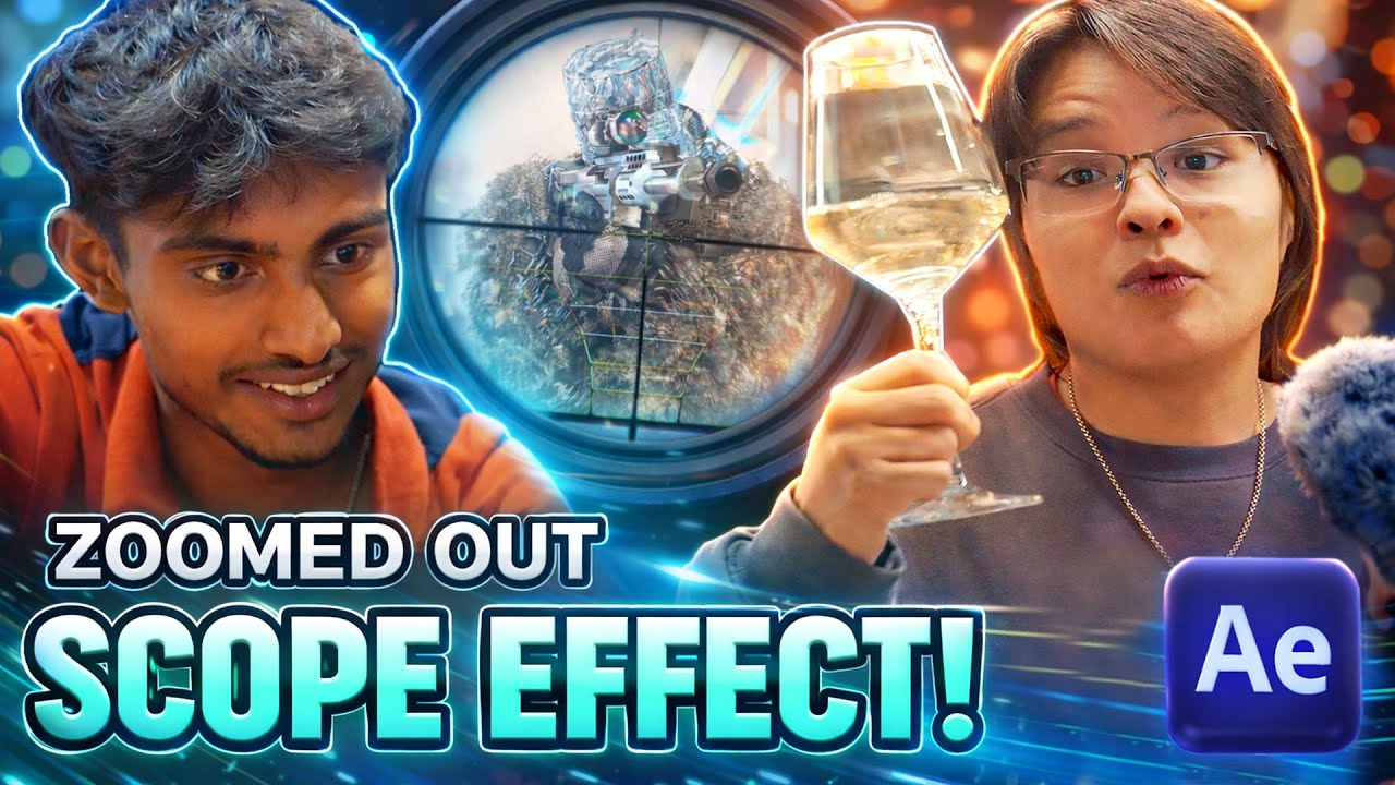 How To Create ZOOMED OUT Scope in After Effects ft. OES Sync [Tutorial ...