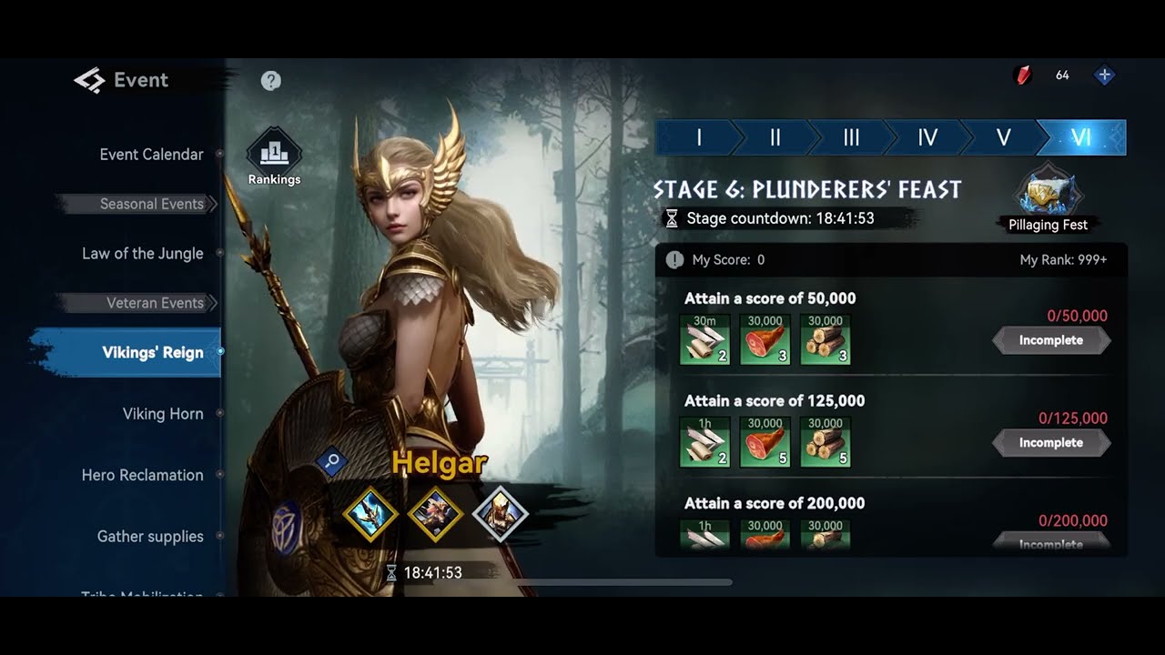 ⚔️ VIKING RISE ⚔️ : : Vikings' Reign -- Helgar (S2) Rank-2 - YouTube