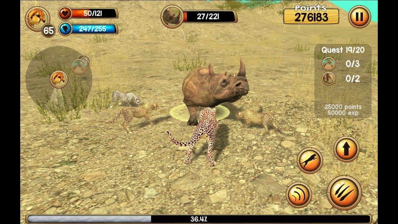 Cheetah Attack Simulator 3D Game Cheetah Sim (Best Virtual Social Sim ...