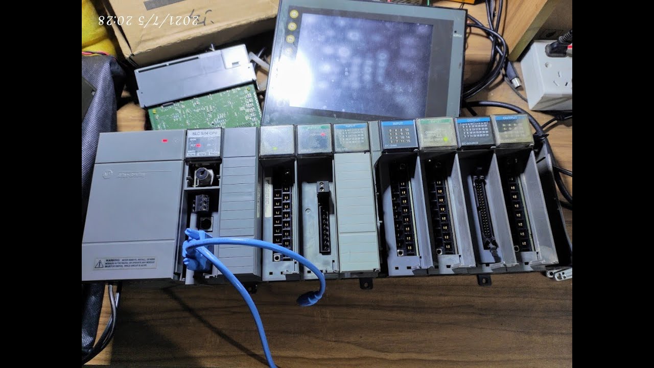 Allen-Bradley SLC 5/04 Rack faulty IO Check (SLC 500 Processor Unit ...