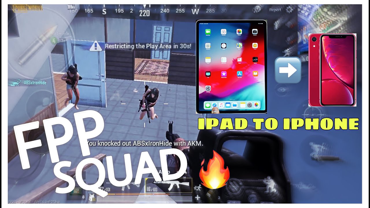 FPP SQUAD Full gameplay - Shifted from iPad to iPhone 📲😅 - PUBG MOBILE ...