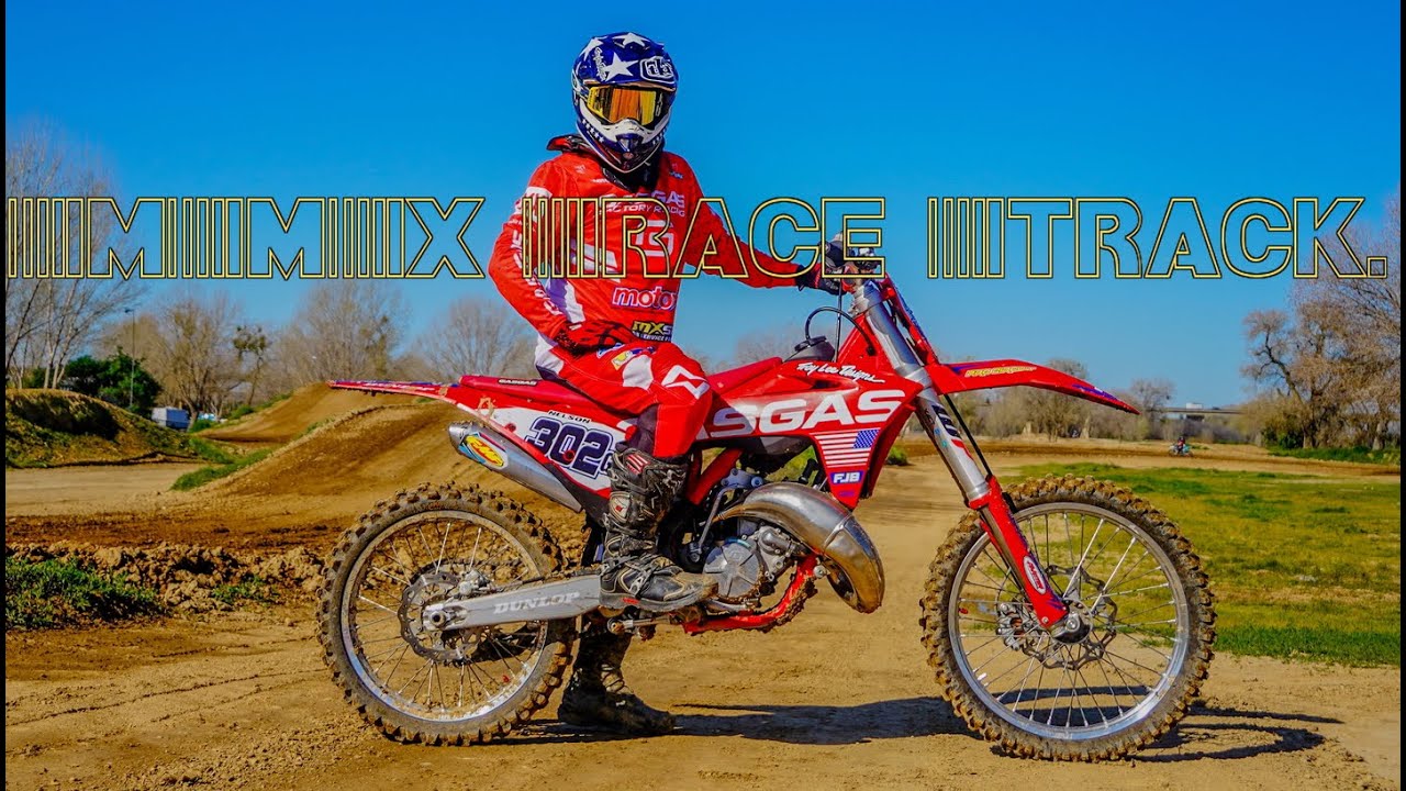 Practice on the MMX Race track. Marysville, California. - YouTube