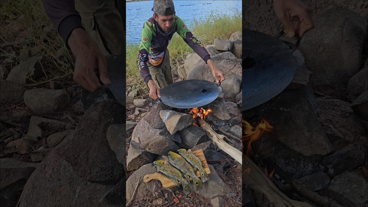 Preparando tucunaré frito no disco de arado. 😋🐟🎣 - YouTube