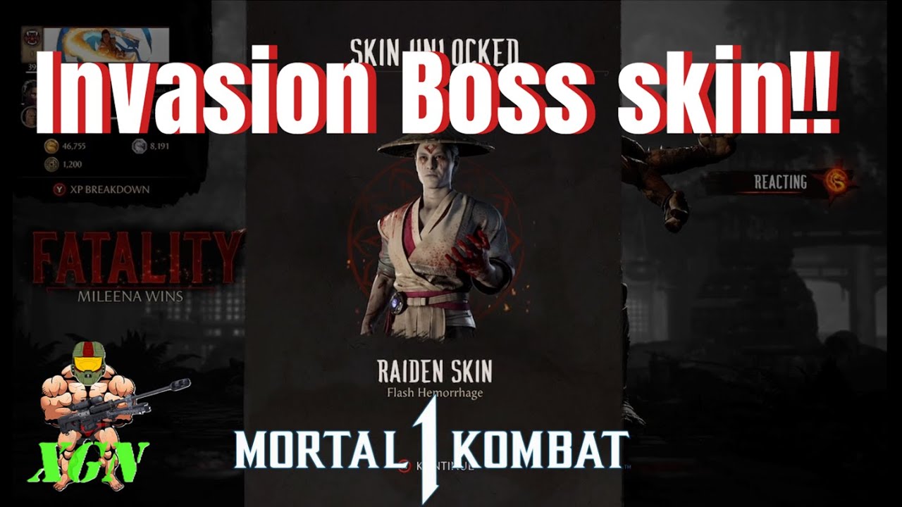 MK1 how to beat Thunder God Raiden Boss! Invasion Season 2 Fire Temple ...