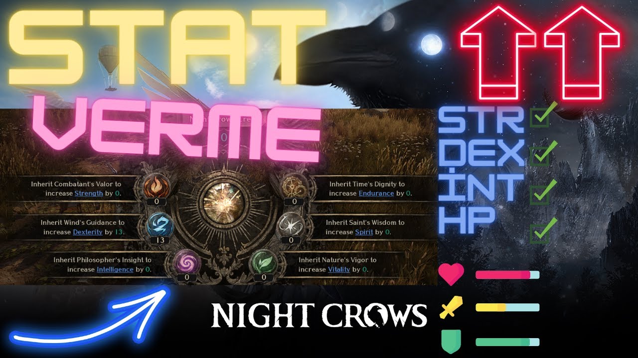 Night Crows STAT/CREED Türkçe Rehber #5 - YouTube