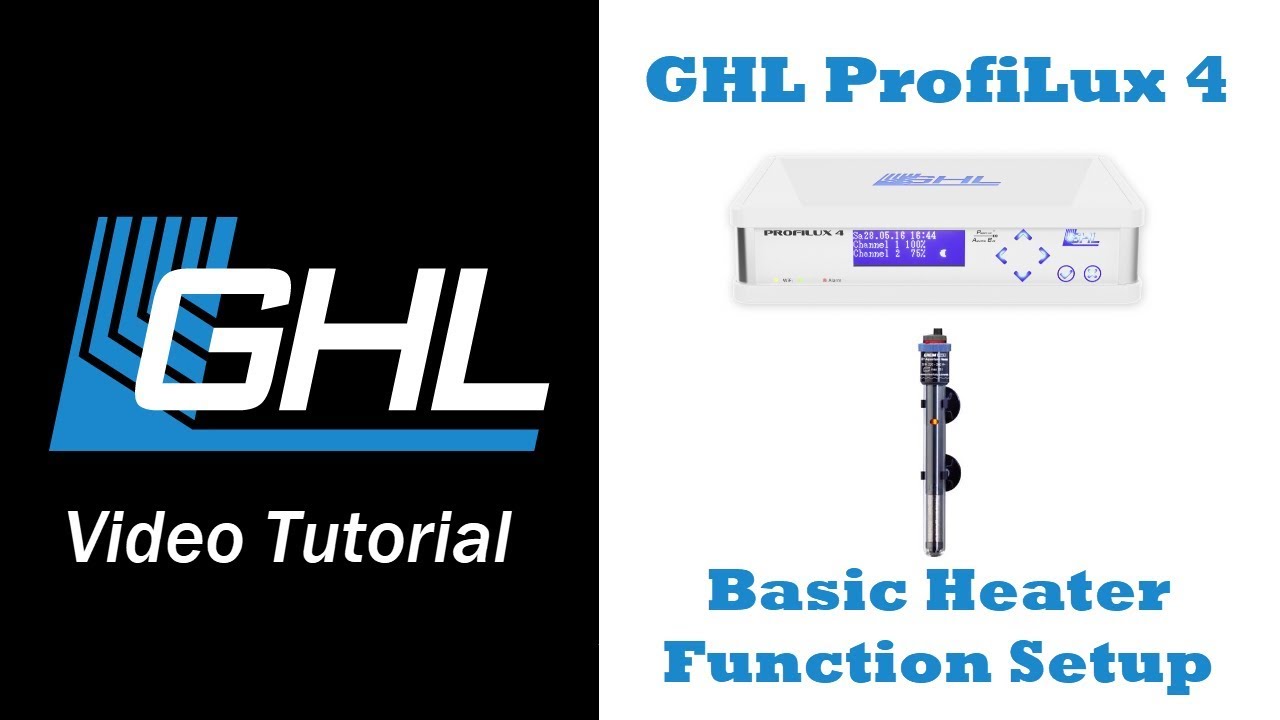 Basic heater setup via GHL Control Center - YouTube