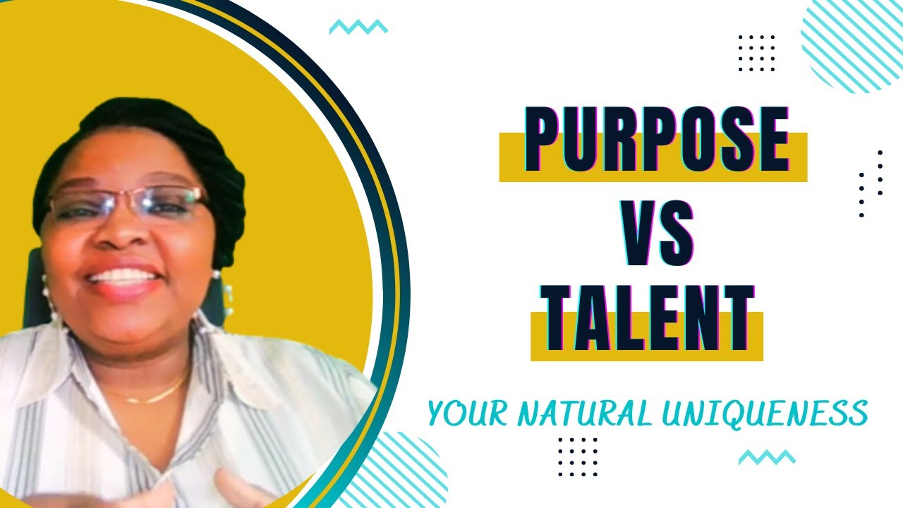 The difference between PURPOSE and TALENT - YouTube