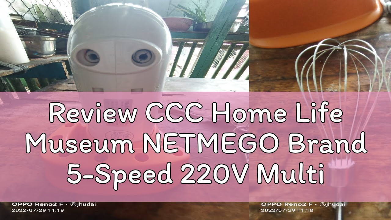 Review CCC Home Life Museum NETMEGO Brand 5-Speed 220V Multi Electric ...