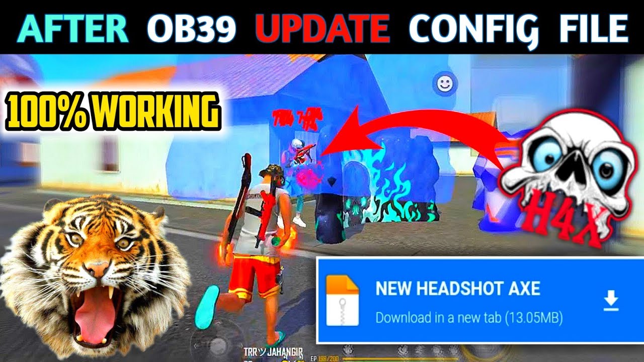 OB39| Auto Headshot Config File free Fire aimbot+aimlock | no drag only ...