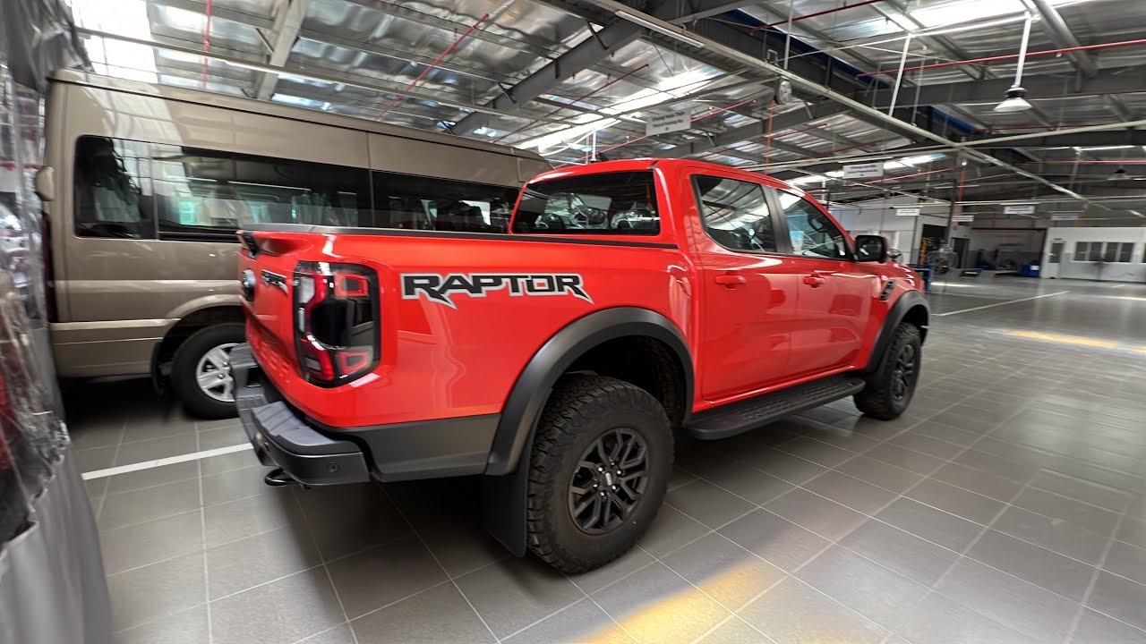FORD RAPTOR 2023 màu ĐỎ CAM | Giá xe RAPTOR tháng 10 chưa bao giờ tốt ...