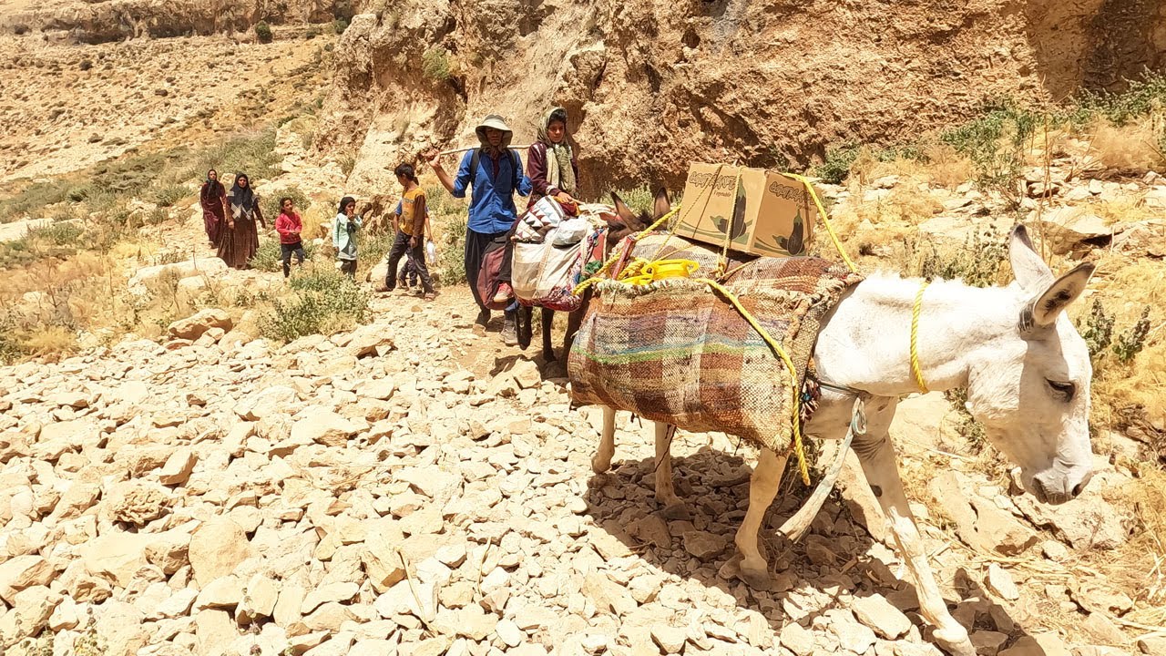 Taking Foodstuffs to the Nomadic Village by Nomadic People _the nomadic ...