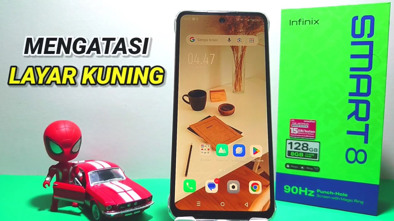 Cara Mengatasi Layar Kuning Di Hp Infinix Smart 8 - YouTube
