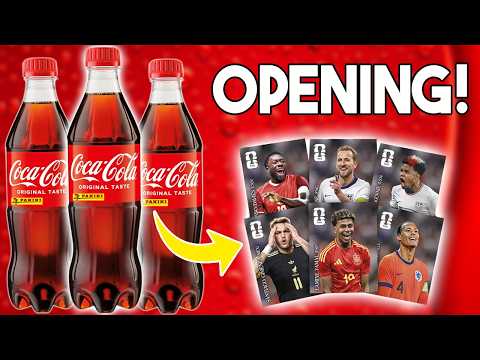 Opening 12 Panini FIFA World Cup 2026 Coca Cola Bottles