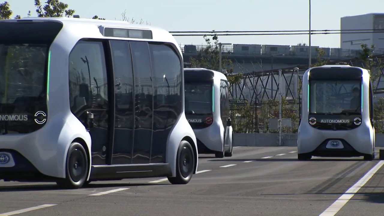 All New 2021 Toyota E-Palette | Autonomous Mini Bus | Test Drive | Full ...