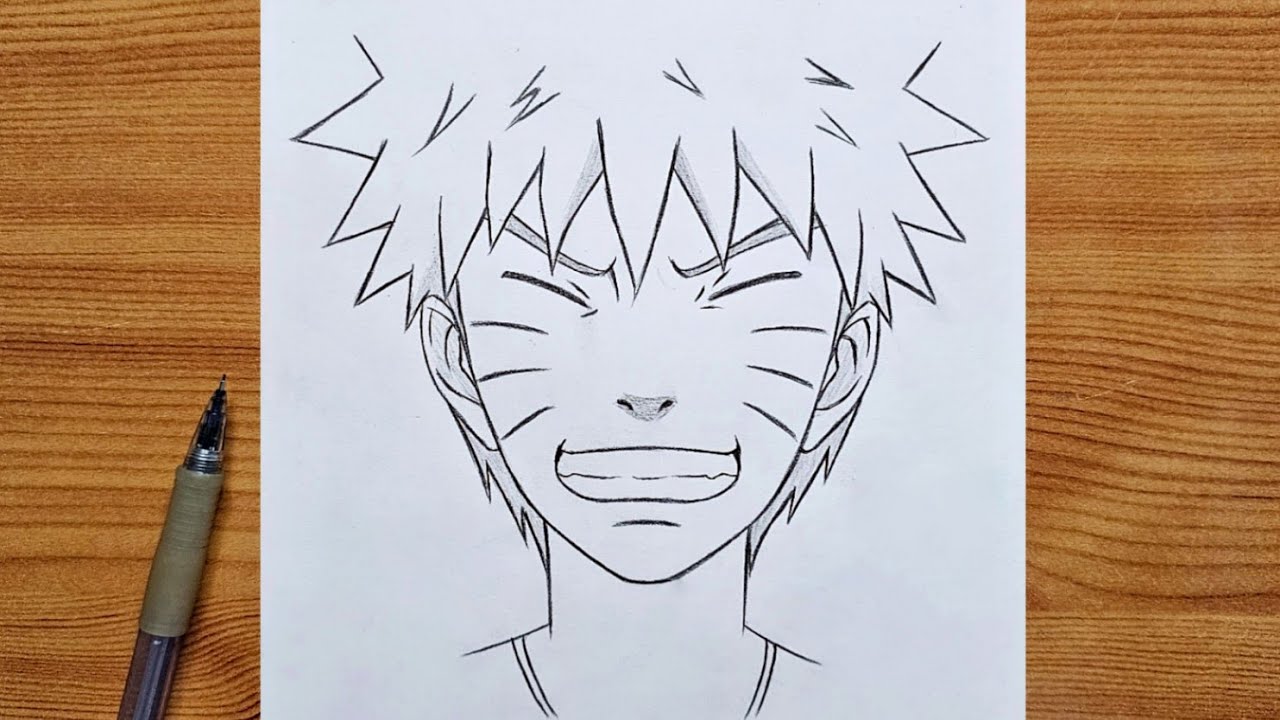 How To Draw Naruto Uzumaki Step_By_Step | Easy Naruto Drawing Ideas ...