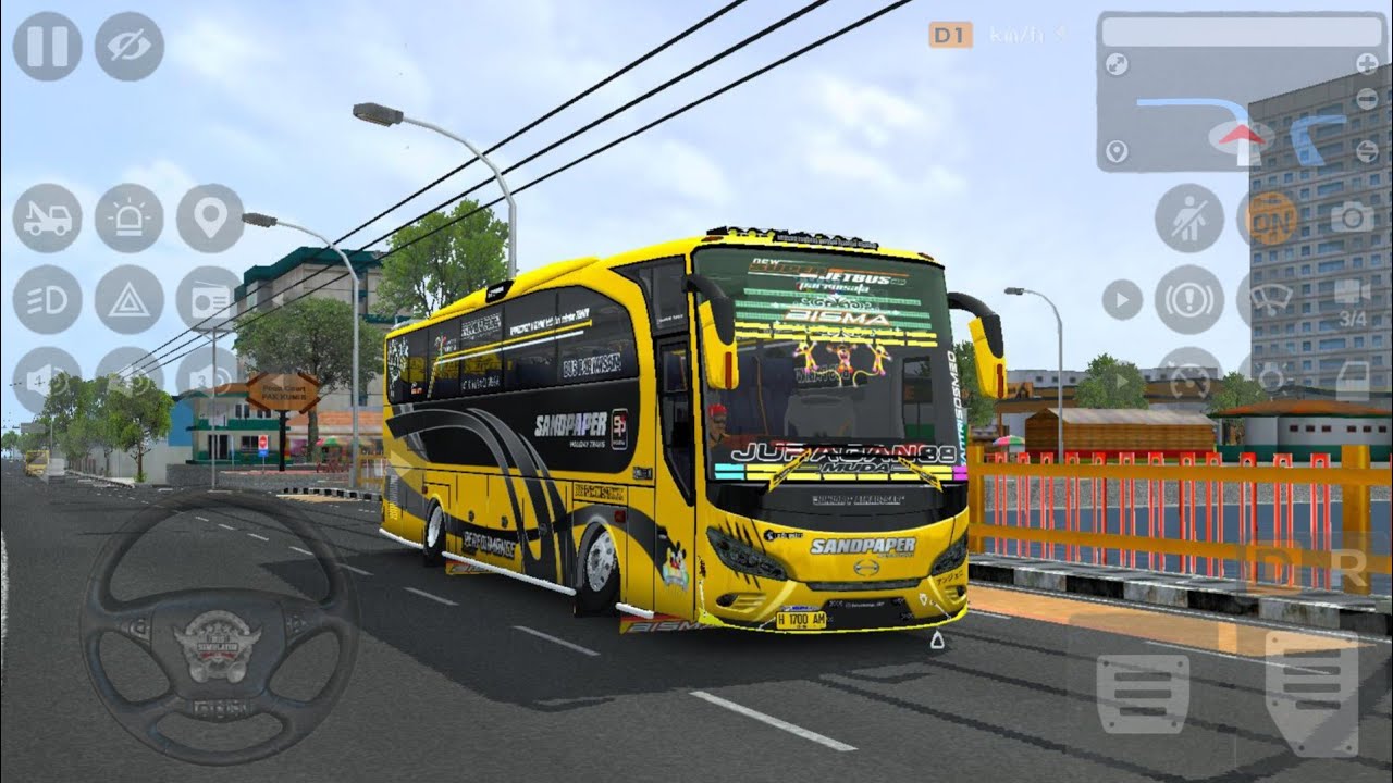 Bus Jbhd Full modif ceper corong Atas, Antar penumpang Ke Bangkalan ...