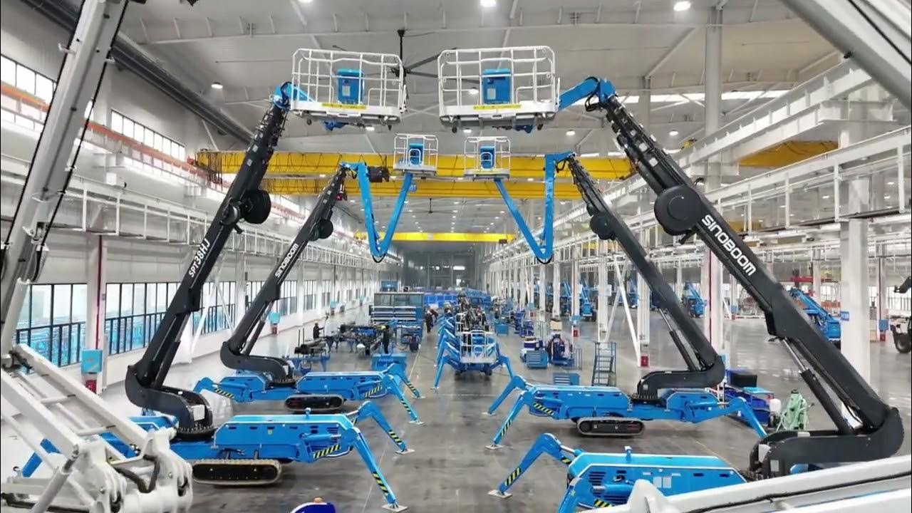 Sinoboom spider lifts - YouTube