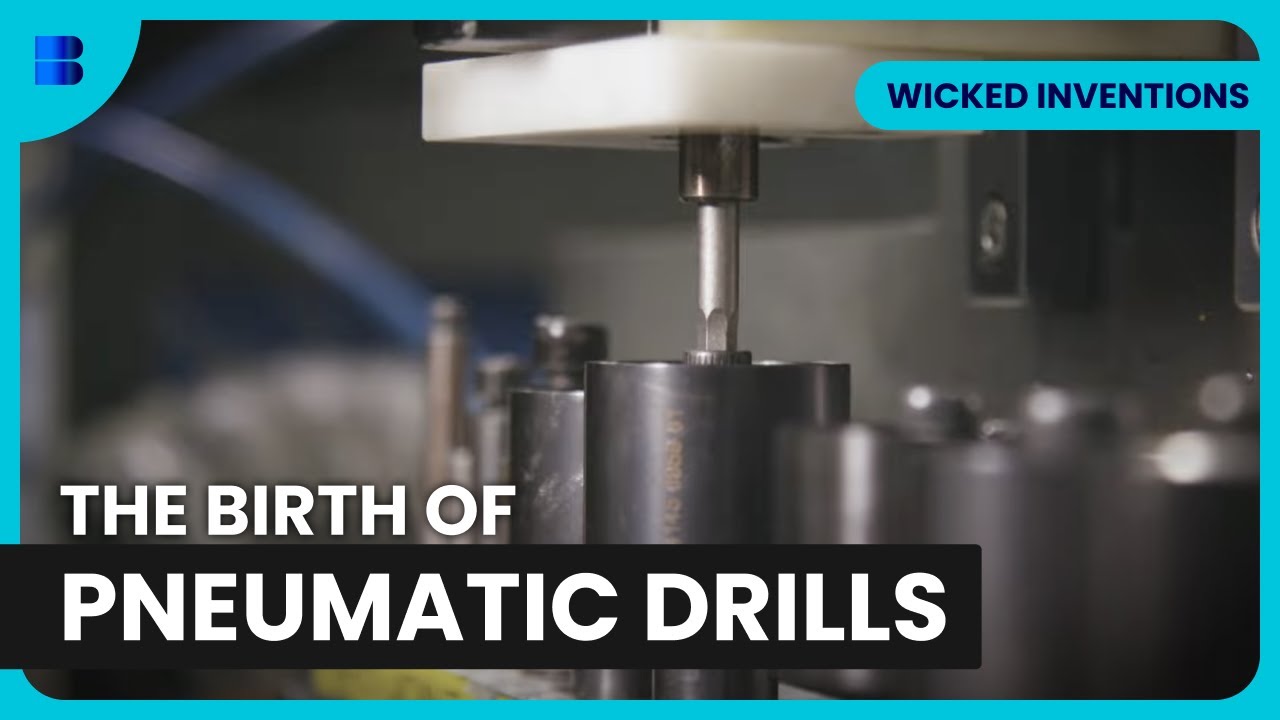 The History Behind Pneumatic Drills | Wicked Inventions - YouTube