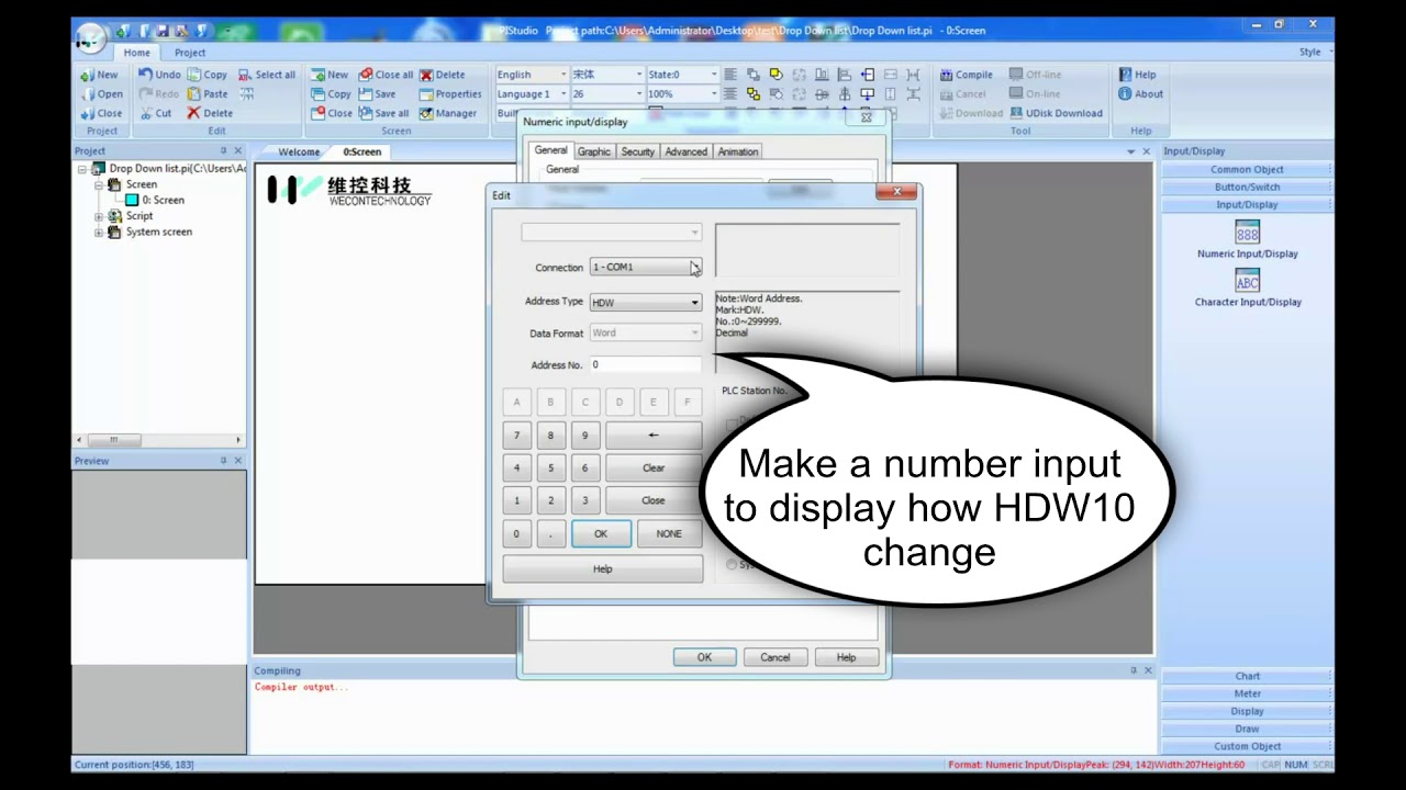 How to Program Drop-Down list through PI Studio - YouTube