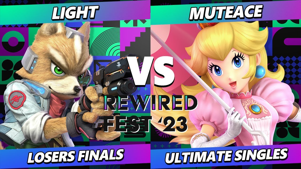 ReWired Fest 2023 Losers Finals - Light (Fox) Vs. MuteAce (Peach) Smash ...