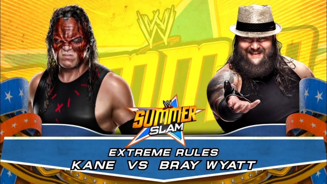 WWE Kane Vs Bray Wyatt Summer Slam 2013 Clash of Horror Giants😱 - YouTube