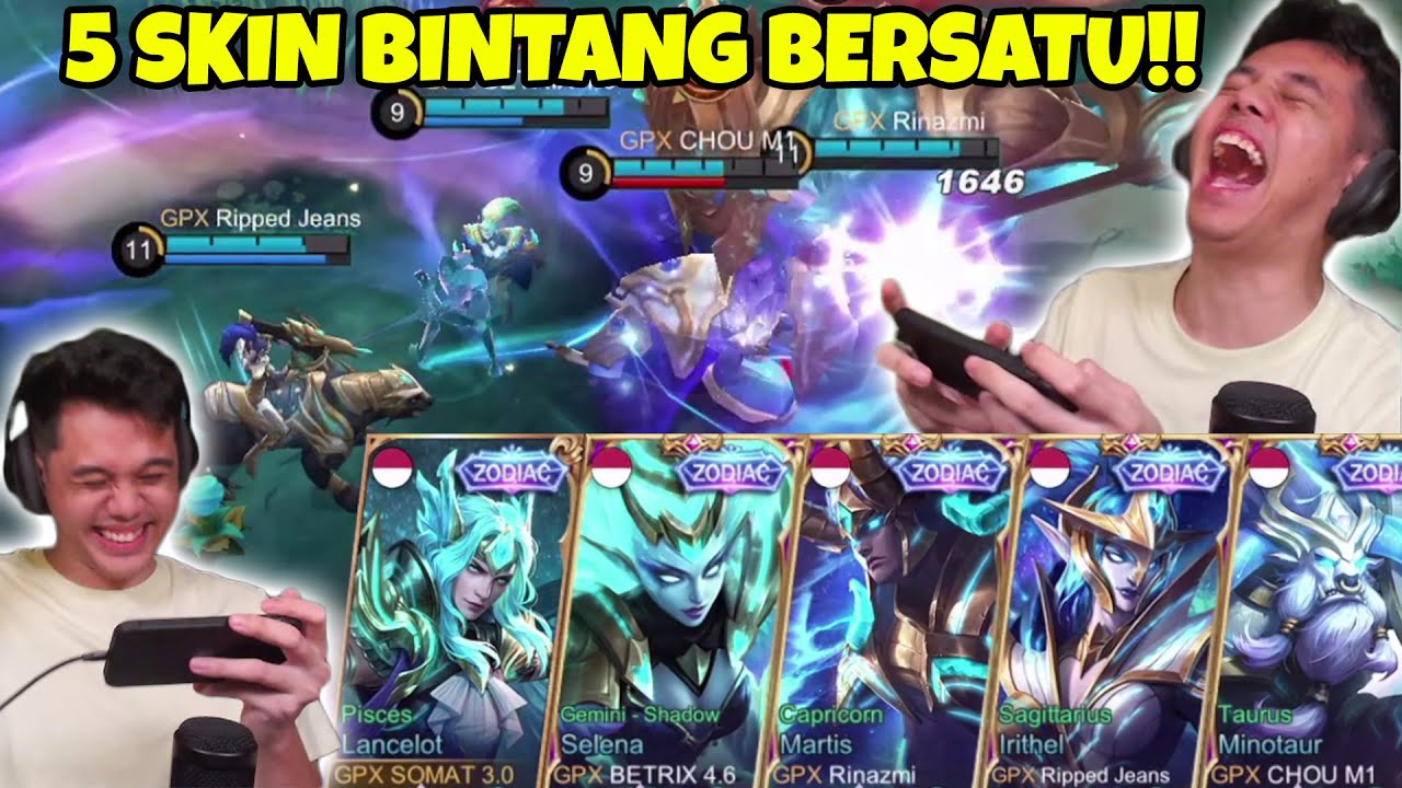 Di Saat 5 SKIN BINTANG BERSATUUU!! Di Siutlah MLBB BERGETAR!! - Mobile ...