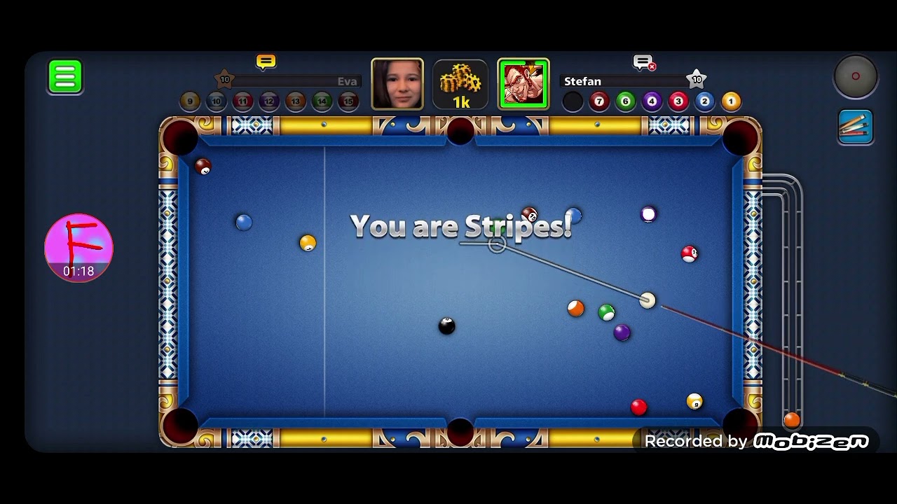 Caillou Plays 8 Ball Pool - YouTube