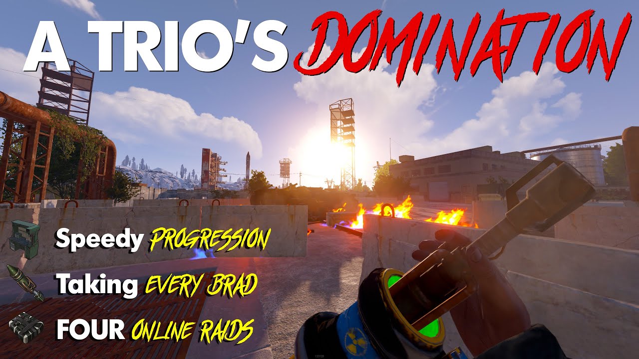 DOMINATING WIPEDAY as a 38,000 HOUR TRIO | Vanilla Official Rust - YouTube