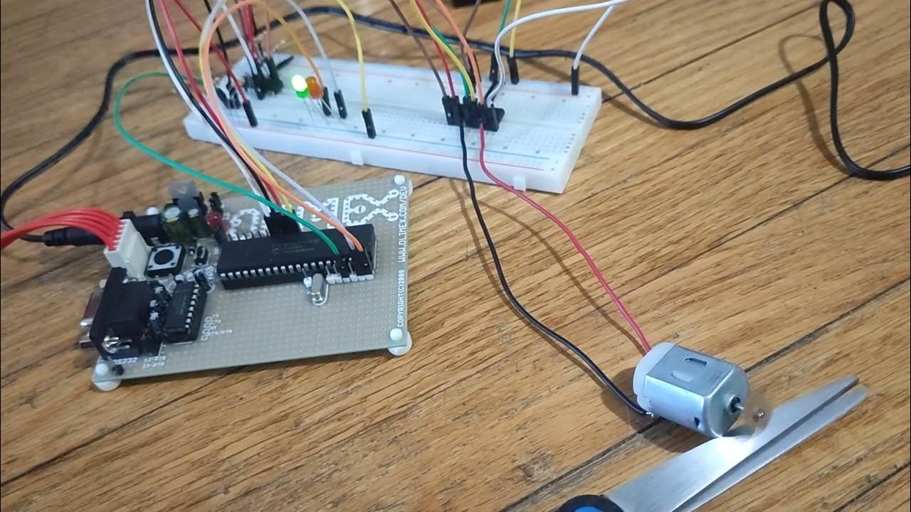 Control DC Motor With PIC18F458 Microcontroller By Nimanshu Patel - YouTube